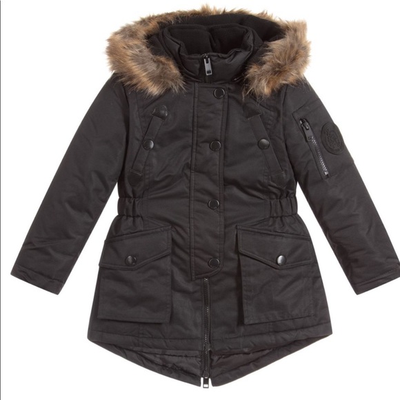Diesel | Jackets & Coats | Nwt Black Padded Coat For Girls By Diesel ...